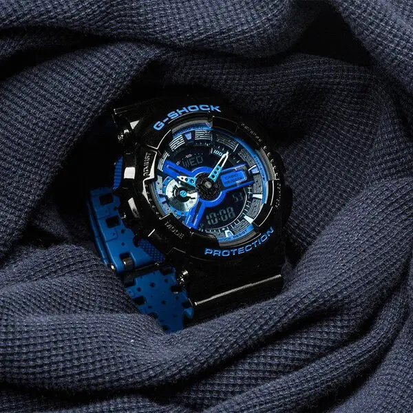 Casio G-shock Analog-digital Watch - Blueblack