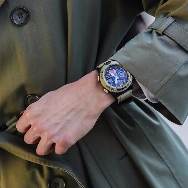 Casio G-shock Analog-digital Watch - Browngray
