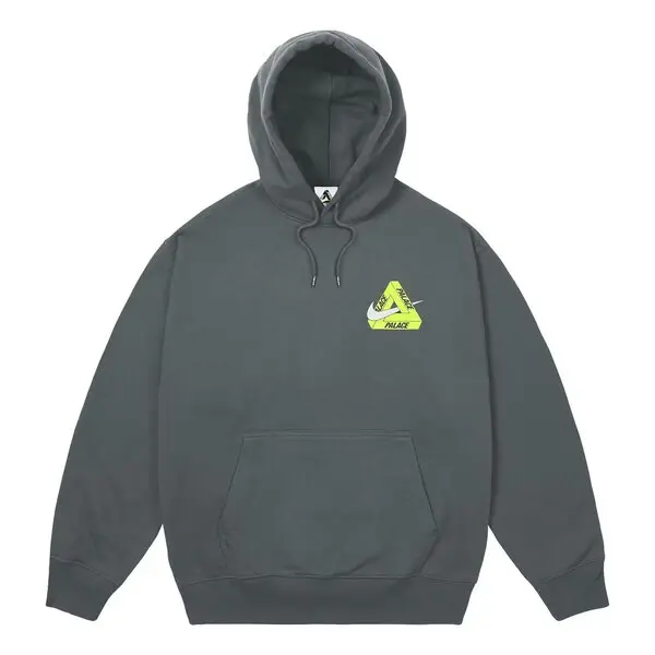 Nike X Palace Tri Swoosh Hoodie - Charcoal
