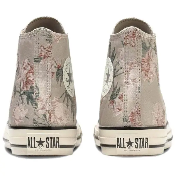 CONVERSE Chuck Taylor All Star High Top Floral Sneakers - Tan/white