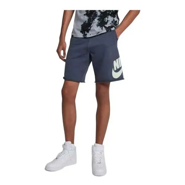 Nike Logo Graphic Sports Shorts - Multi-color