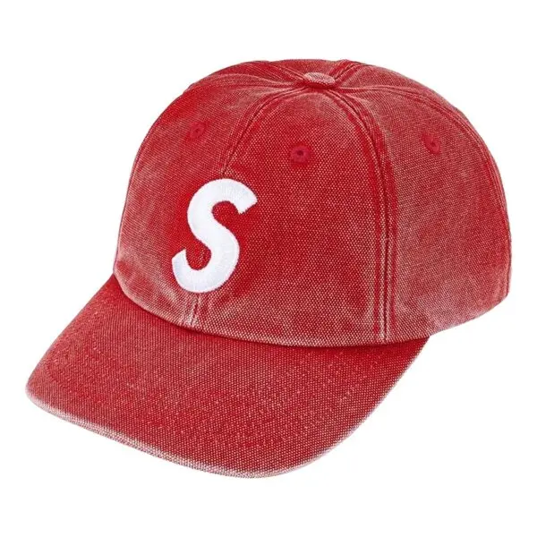 Supreme Ss26 Pigment Coated S Logo 6-panel - Red