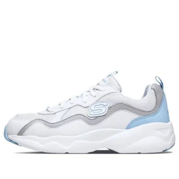 Sketchers Dlites Airy Athletic Sneakers - White/blue