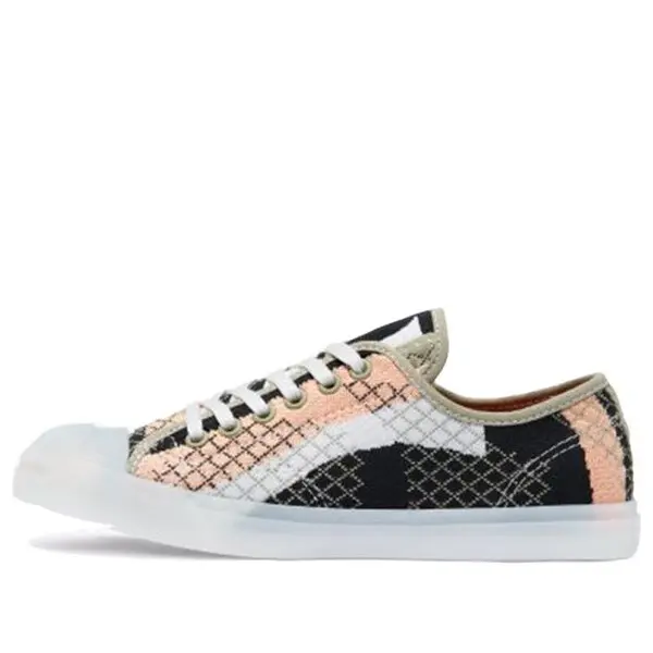 CONVERSE Jack Purcell Lp "patchwork - Black/orange