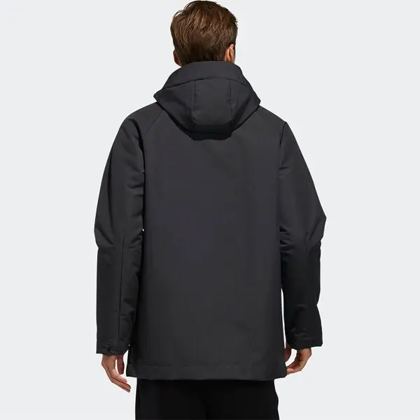 Adidas Loose Fit Casual Jacket With Buckle Detail - Black