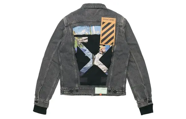 Off-White Denim Distressed Jacket