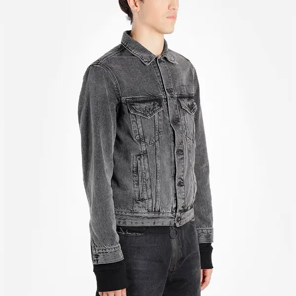 Off-White Denim Distressed Jacket