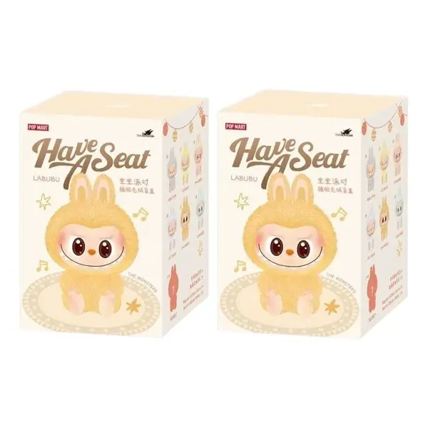 POP MART The Monsters Labubu 2.0 Have A Seat Sealed Case - Multi-color