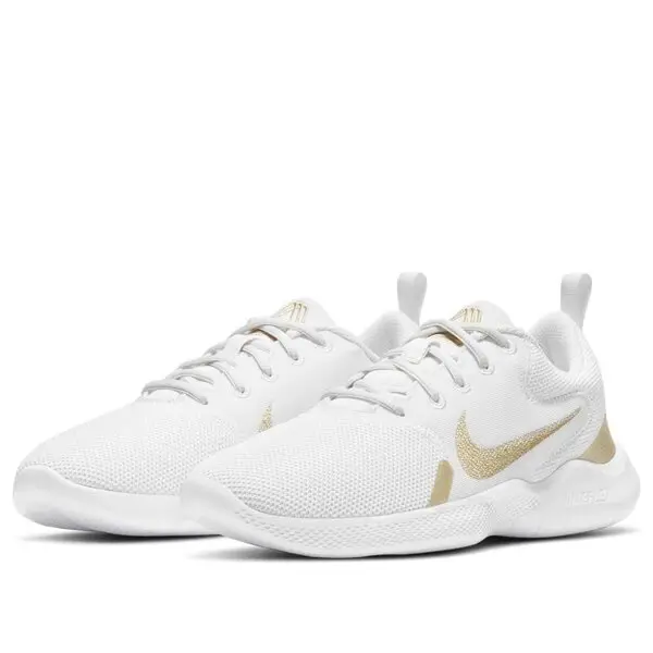 Nike Flex Experience Run 10 "white Metallic Gold - White/gold