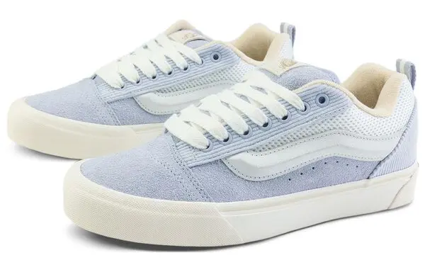 VANS Knu Skool Lace Up Sneakers - Light Blue