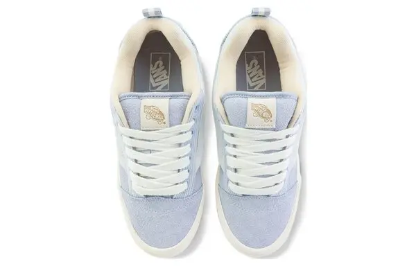 VANS Knu Skool Lace Up Sneakers - Light Blue