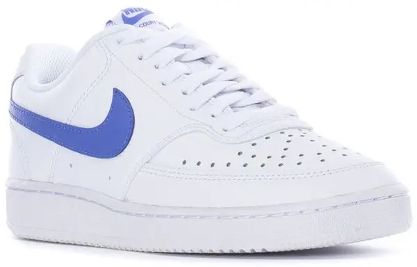 Nike Court Vision Low Top Sneakers - White/blue