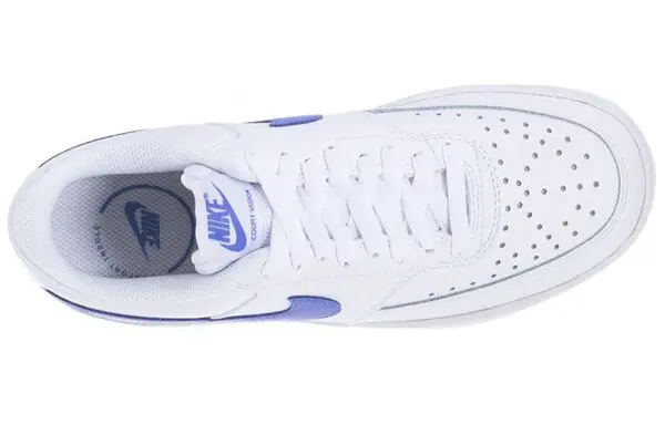 Nike Court Vision Low Top Sneakers - White/blue