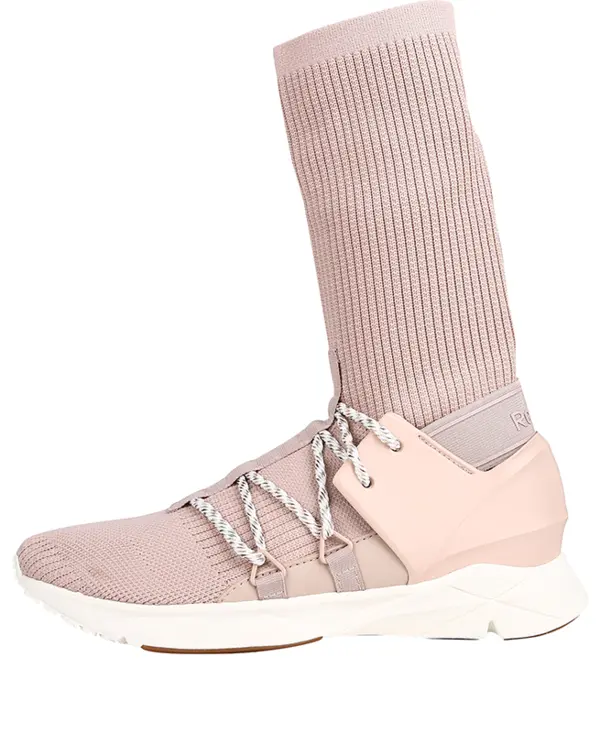 REEBOK Sock Caged Knit Thigh High Socks - Pink