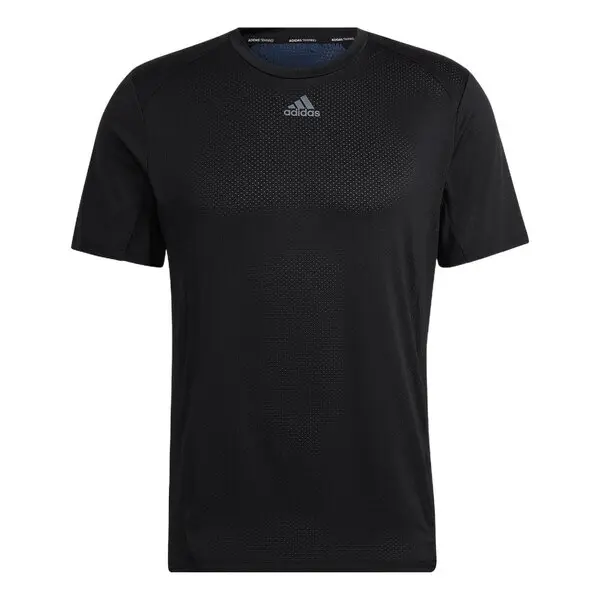Adidas Solid Color Logo Sports Gym T-shirt