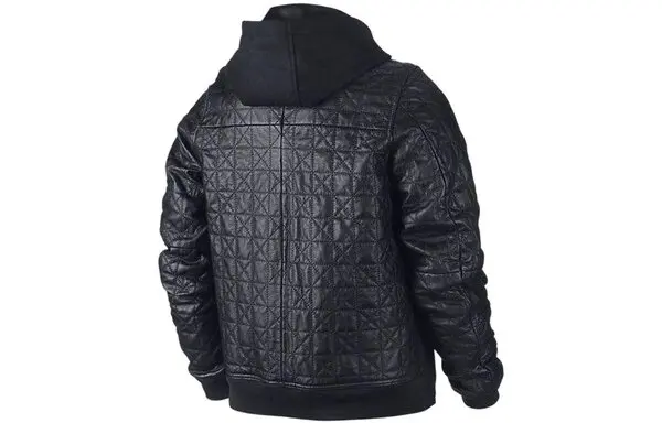 JORDAN Xi Leather Letterman Jacket
