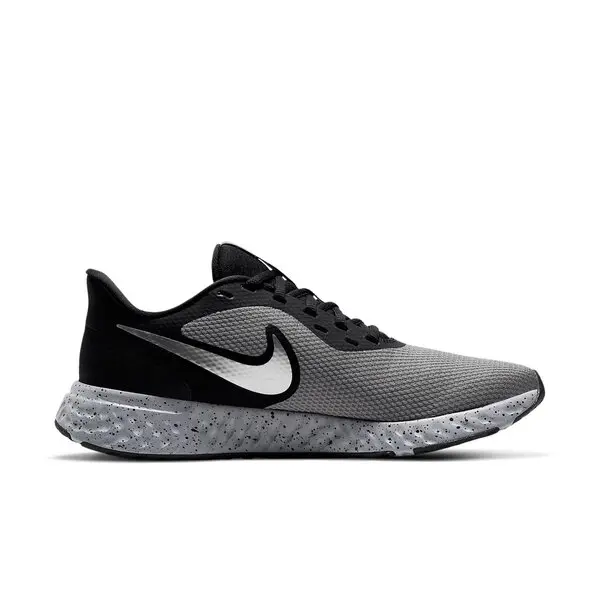 Nike Revolution 5 Premium 'black Chrome' Sneakers - Grey/black