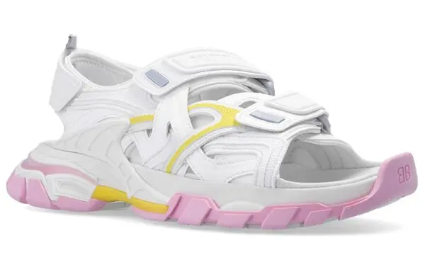 Balenciaga Track Sandals - White