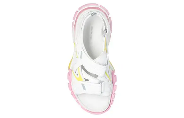 Balenciaga Track Sandals - White