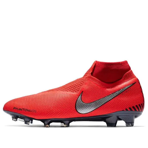Nike Phantom Vision Elite Df Fg "game Over" Soccer Cleats - Red/silver