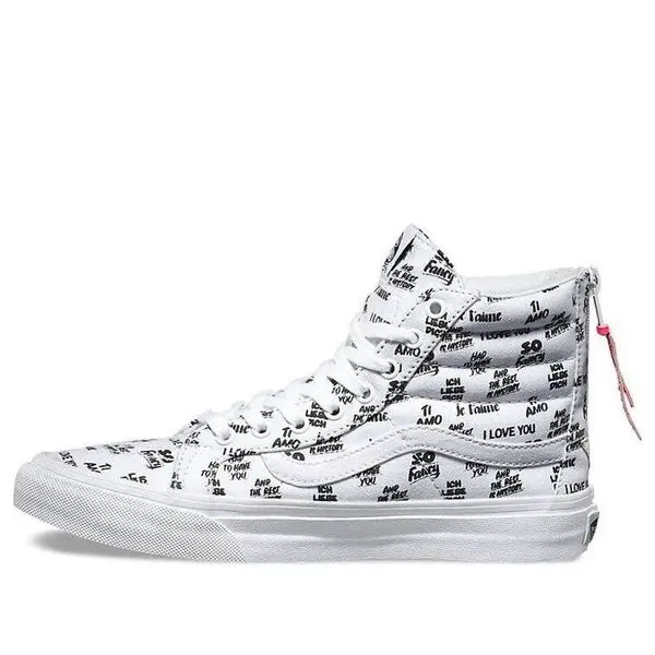 VANS Baron Von Fancy X Sk8-hi Slim Sneakers - White/black