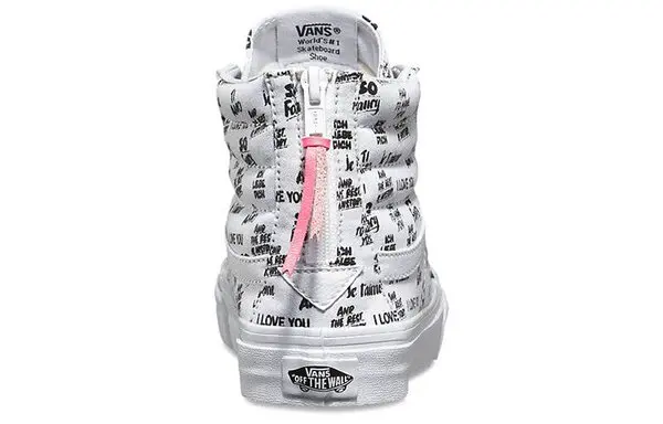 VANS Baron Von Fancy X Sk8-hi Slim Sneakers - White/black