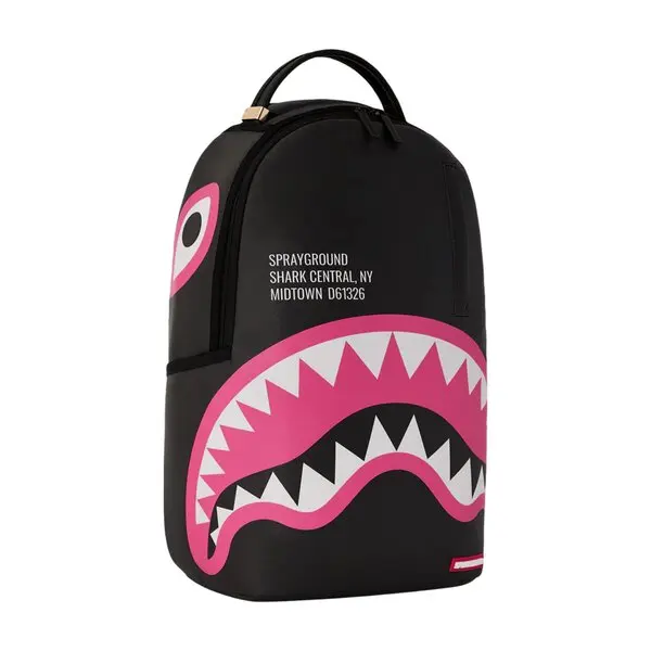 SPRAYGROUND Shark Central Dlxsv Backpack - Black/pink