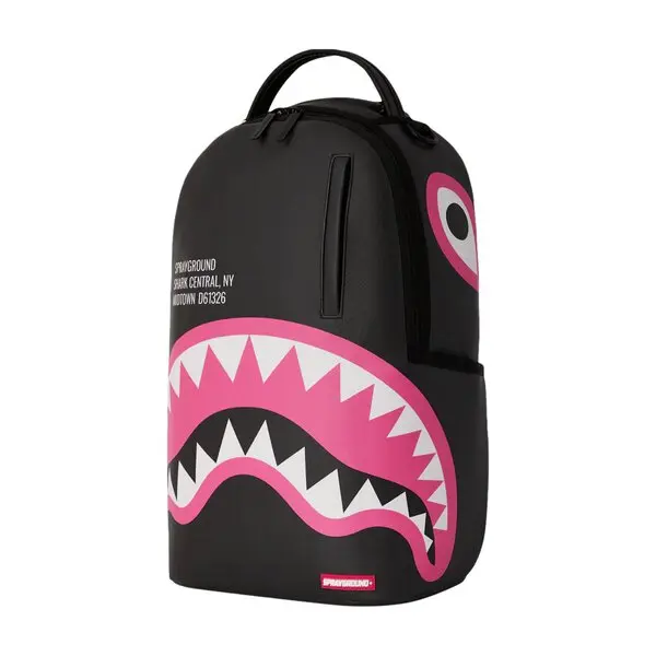 SPRAYGROUND Shark Central Dlxsv Backpack - Black/pink