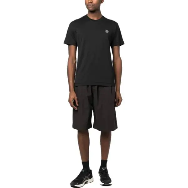 Stone Island Patch Logo T-shirt - Black