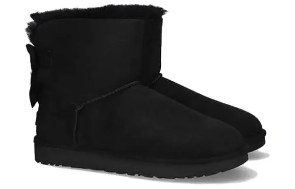 UGG Mini Bailey Fluff Bow Boots