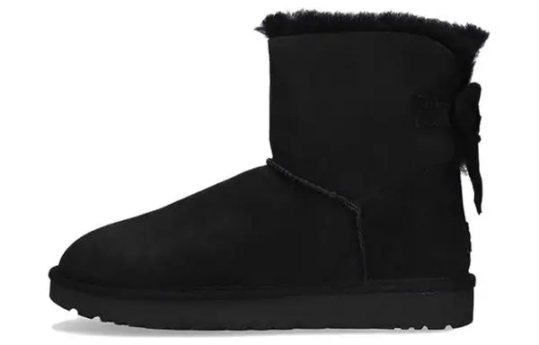 UGG Mini Bailey Fluff Bow Boots