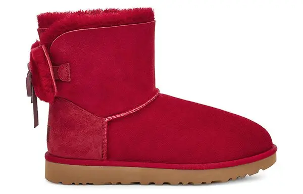 UGG Classic Dudble Bow Mini Boots - Red