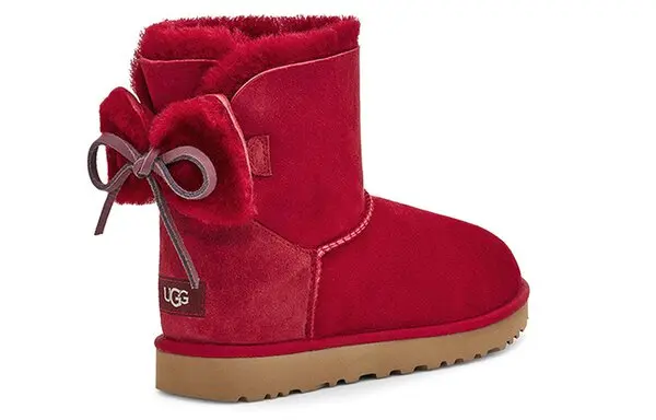 UGG Classic Dudble Bow Mini Boots - Red
