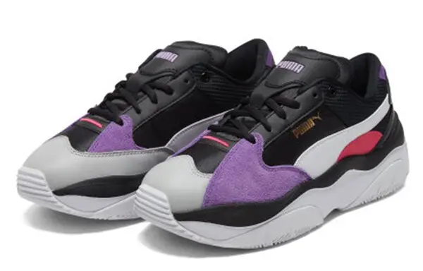 PUMA Storm.y Low Top Sneakers - Black/gray Violet