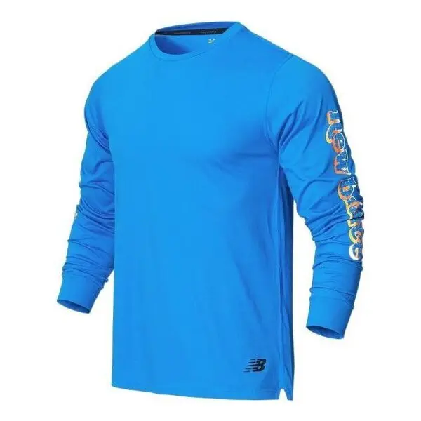 NEW BALANCE Athletic Fit Printed Long Sleeve Top