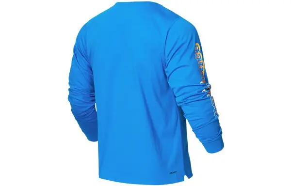 NEW BALANCE Athletic Fit Printed Long Sleeve Top