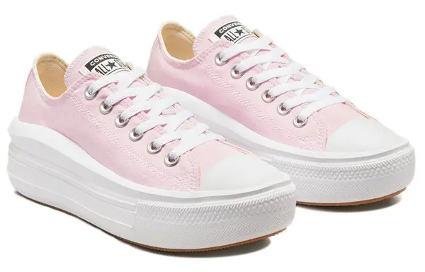 CONVERSE Chuck Taylor All Star Move Low Top Platform Sneakers - Pink/blue