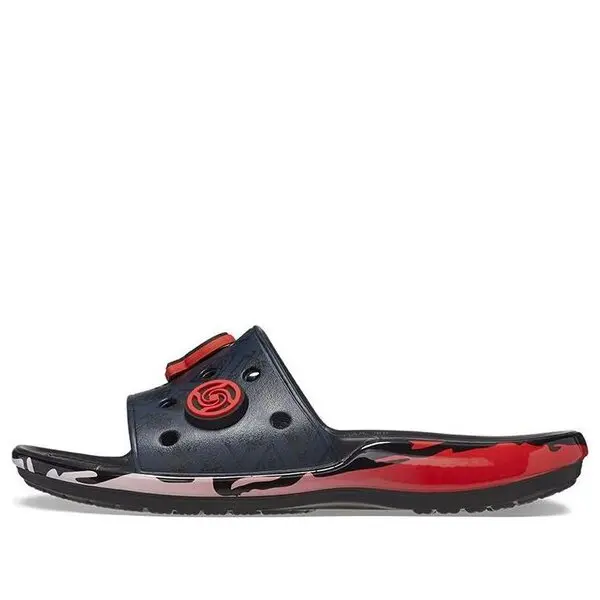 CROCS X Jujutsu Kaisen Slides - Black/red