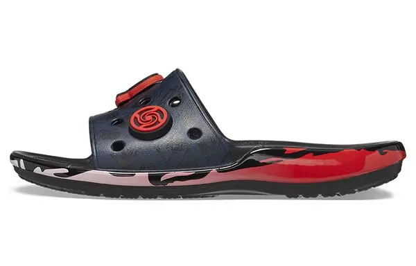 CROCS X Jujutsu Kaisen Slides - Black/red