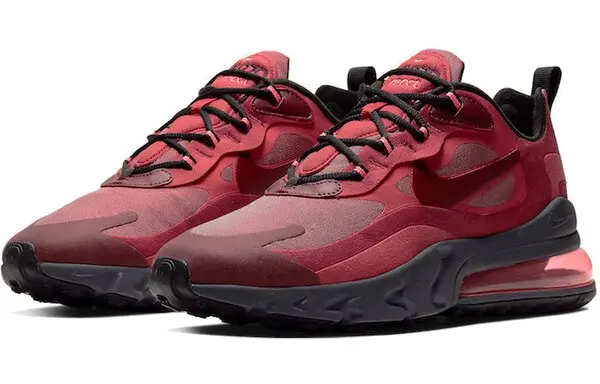 Nike Max 270 React Athletic Sneakers - Red