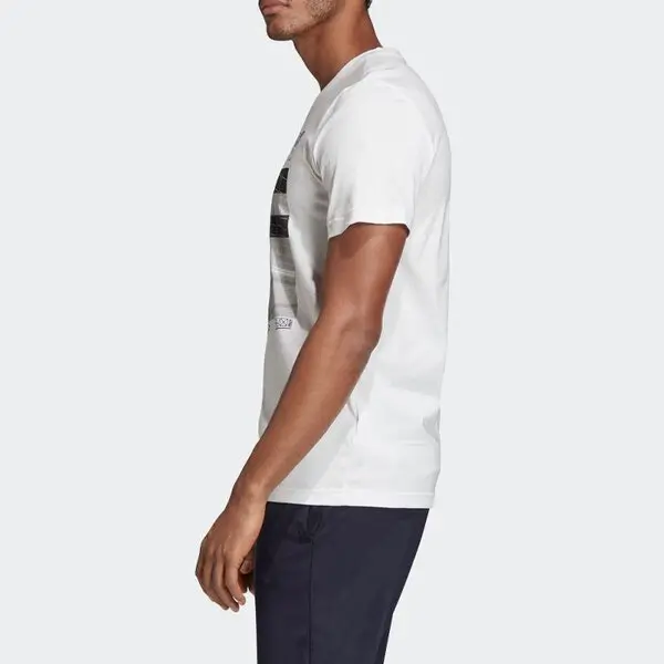 Adidas Mh Photo Tee Training Sports Round Neck Short Sleeve