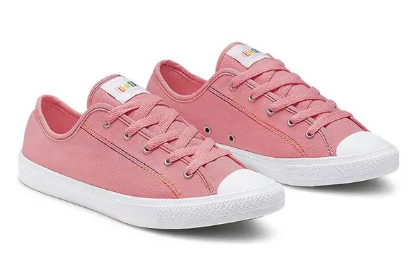 CONVERSE Chuck Taylor All Star Dainty Rainbow Low Top Sneakers - Pink/blue