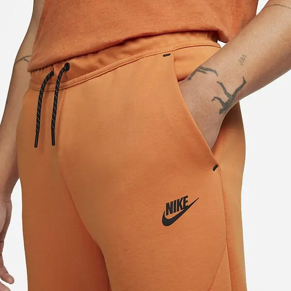 Nike Tech Fleece Jogger Pants 'hot Curry - Hot Curry/black