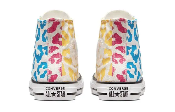 CONVERSE Chuck Taylor All Star High Top Sneakers With Leopard Print