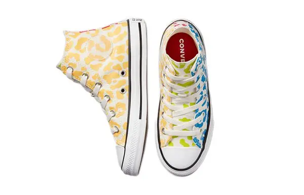 CONVERSE Chuck Taylor All Star High Top Sneakers With Leopard Print