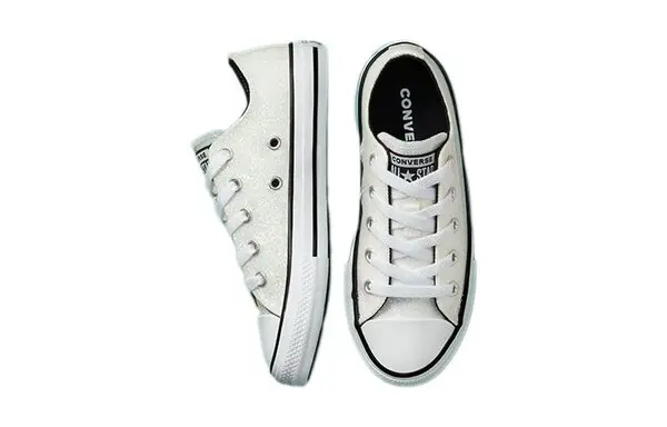 CONVERSE Chuck Taylor All Star Low Top Sneakers - Silver/black/white