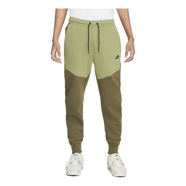 Nike Tech Fleece Joggers Medium 'olive Alligator - Medium Olive/alligator/black