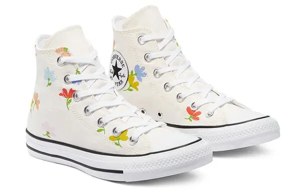 CONVERSE Chuck Taylor All Star High Top Sneakers - Egret/black/white