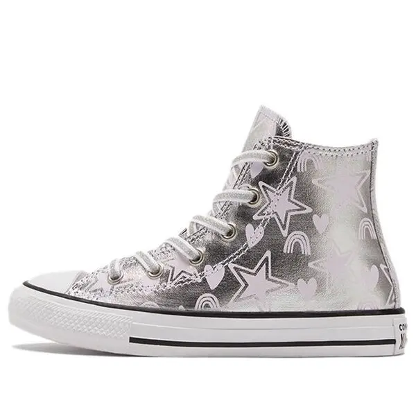 CONVERSE Chuck Taylor All Star High Top Sneakers - Pink/silver