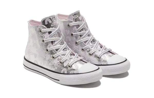 CONVERSE Chuck Taylor All Star High Top Sneakers - Pink/silver